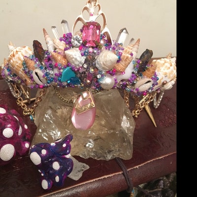 The Princess of the Ocean Crown Mermaid Crown Shell Crown Crystal Crown ...