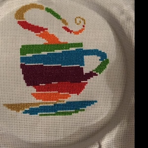 Fire Cross Stitch Pattern Digital Format PDF Fire Embroidery | Etsy