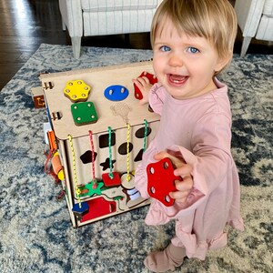 Educational Busy Board Activity Sensory Busyboard Montessori - Etsy