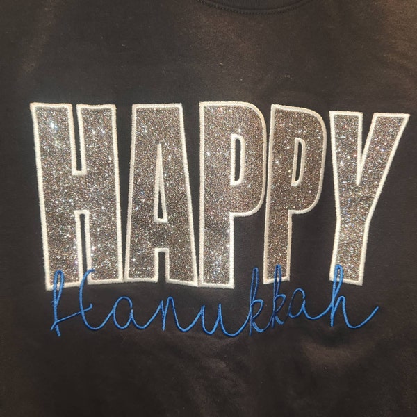 Chenille Yarn Script Font Applique Embroidery Seven Sizes 2, 3, 4, 5, 6 ...