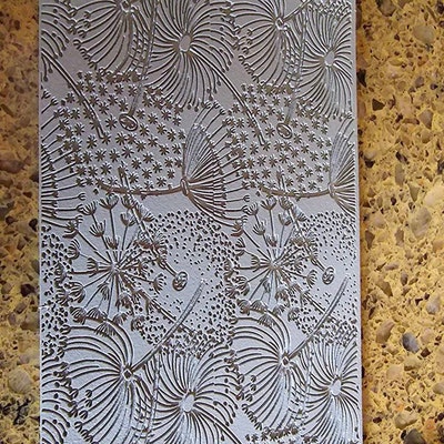 Sunflower Bouquet Rubber Texture Mat 1010cmpolymer Clay Toolsearring ...