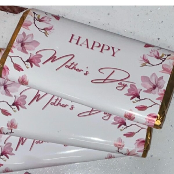 Personalized Father's Day Chocolate Bar Wrapper | Editable Candy Label ...
