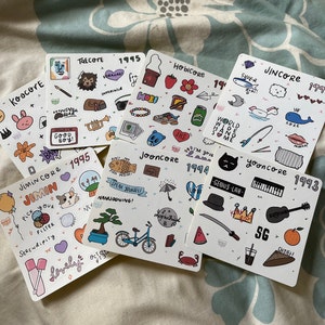 Hope World Inspired Sticker Flake Set - Etsy UK