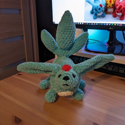 Crochet Pattern Arcanist's Carbuncle final Fantasy XIV - Etsy