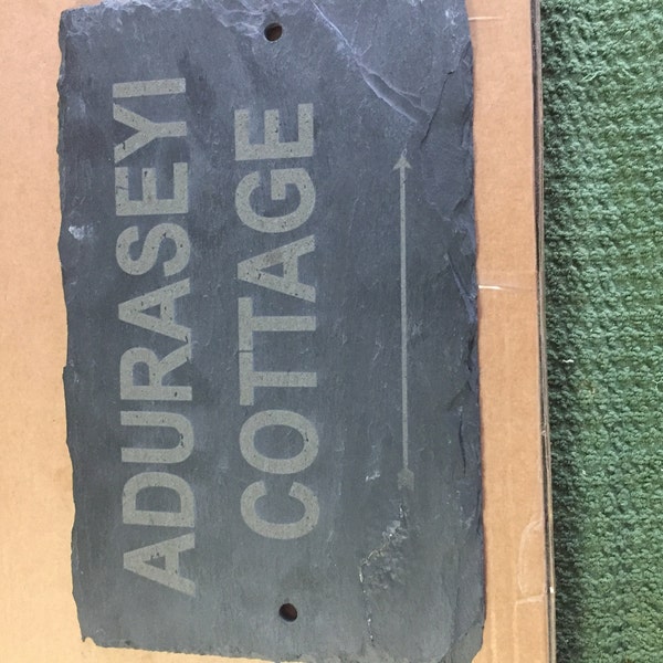 House Sign | Slate House Plaque | Slate Name Plates | House Name Plates ...