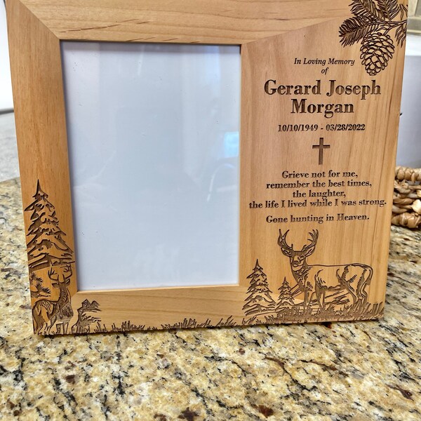 My First Deer Picture Frame - Etsy