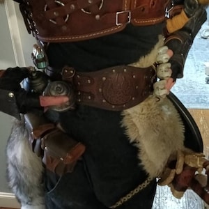 Samurai Armor Iron Bracers, Samurai Cosplay Armoured Leather Pair of ...