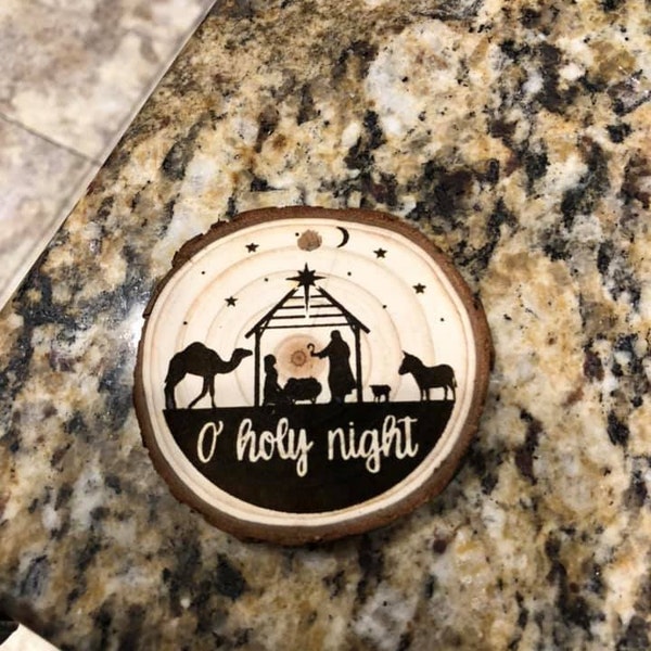 O' Holy Night, Nativity Scene, Mary and Joseph, Baby Jesus, Christmas ...