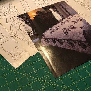 Antique Ohio Rose Quilt Pattern/ Applique Block Pattern Quilt | Etsy