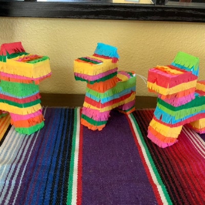 Donkey Mini Pinata First Fiesta Mini Pinata Cinco De Mayo Wedding ...