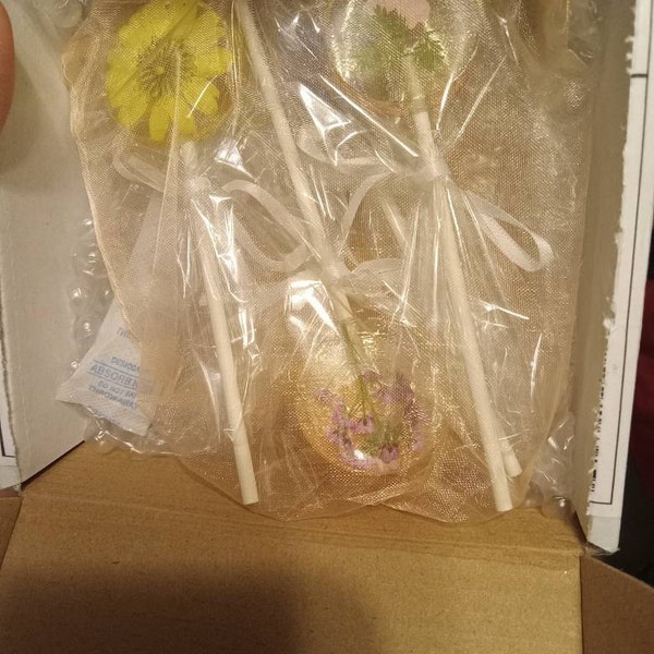 Flower Lollipops - Etsy