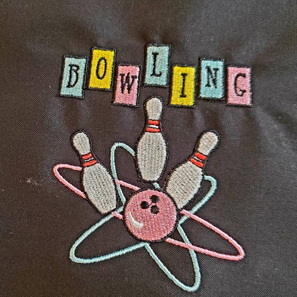 Bowling Ball & Pins - Machine Embroidery Design, Bowling Ball ...