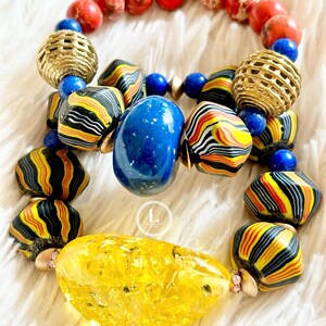 60 Pieces African Beads, Handmade Jewelry Beads - Etsy