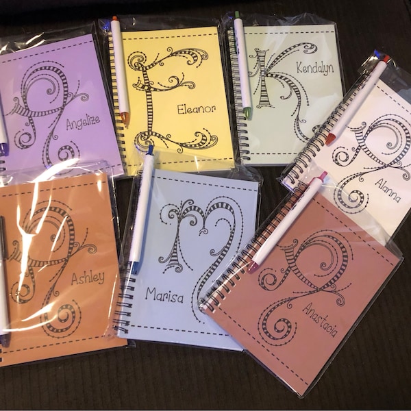 Personalized Journal With Name and Zebra Monogram, Personalized ...