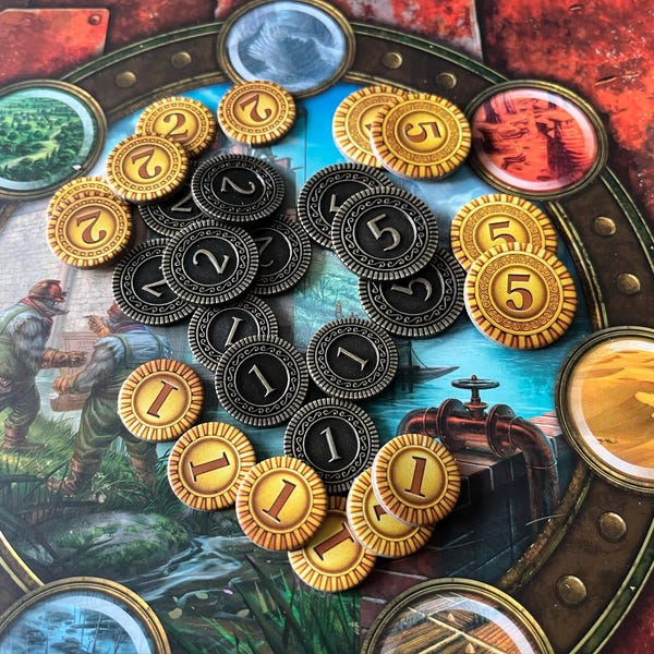 Small Antique Gold Metal Coins, 20mm, for Pirate Chest or Board Game - Etsy