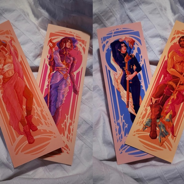 Arcane Bookmarks | Bookmarks Set | Jayvik - Caitvi - Timebomb - Etsy