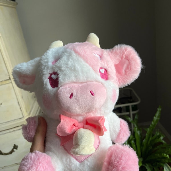 Sunshine the Lemon Cow Plush Kawaii Gift for Kids Cottagecore Stuffed ...