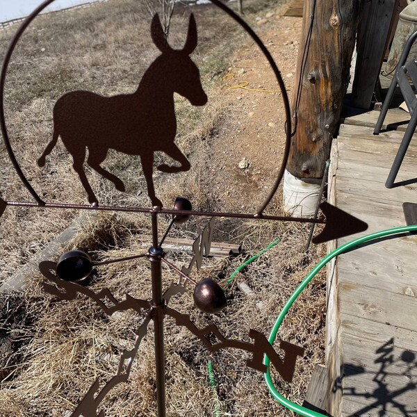 Hand Made Donkey Mule Durro Weathervane NEW - Etsy