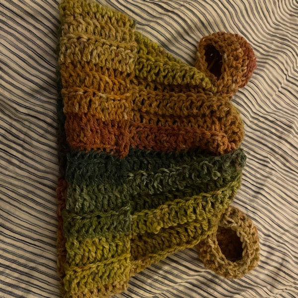 Crochet Pattern / Easy Adult Beanie Made From Rectangle / Beginner ...