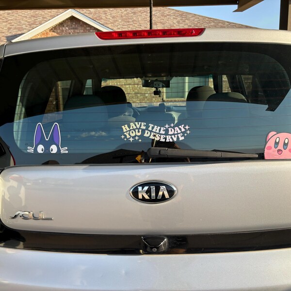 Bluey Peeker Glossy White Cut Vinyl Car Decal Multiple Sizes - Etsy