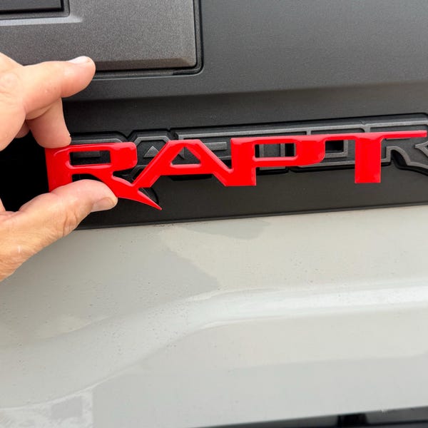 Tufskinz | Grille Letter Overlays - Fits 2021-2025 Bronco Raptor - 4 ...