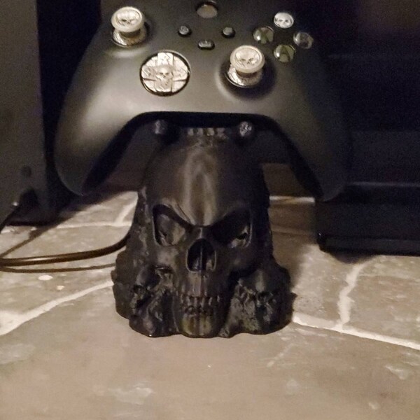 Skull Controller Stand Joystick Holder, Phone Holder, Gaming, Room ...