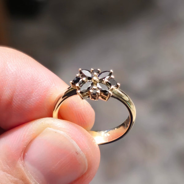 Unisex Wedding Band, Couples Rings, 14k Gold Wedding Ring Set, Matching ...