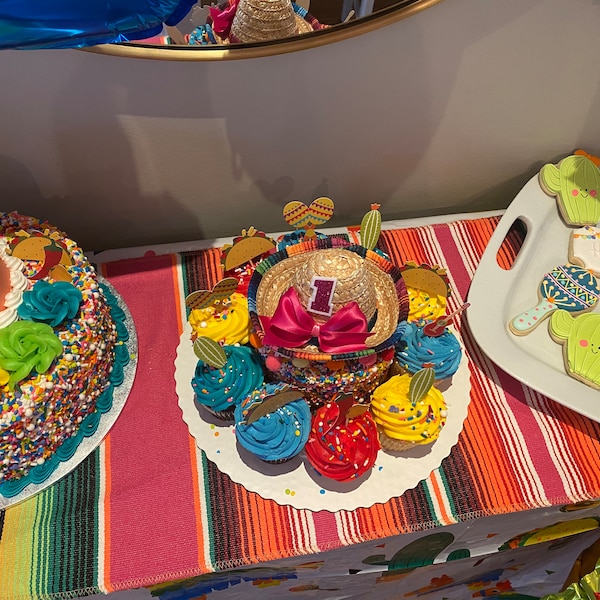 Birthday Sombrero, Cinco De Mayo Party Decor, Fiesta Hat, Taco Bout Two ...