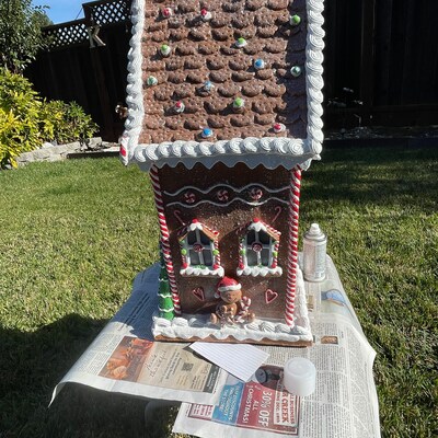 Gingerbread Centerpiece, Gingerbread Decor, Tiered Tray Decor ...