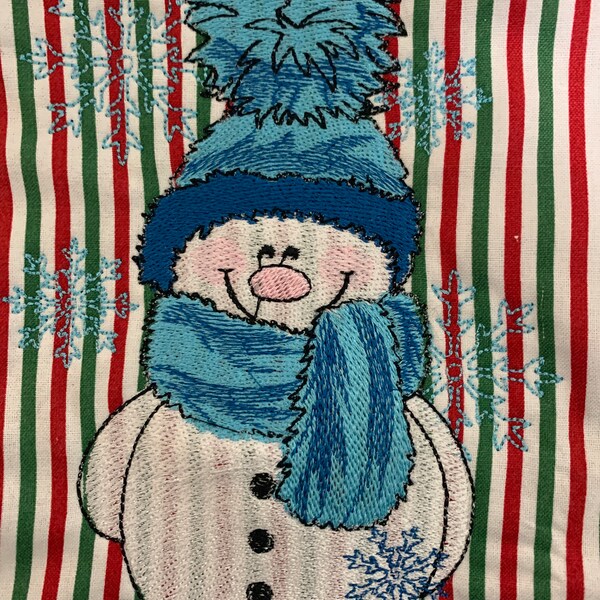Snowman Embroidery Design, Snowman Designs for Embroidery Machines ...