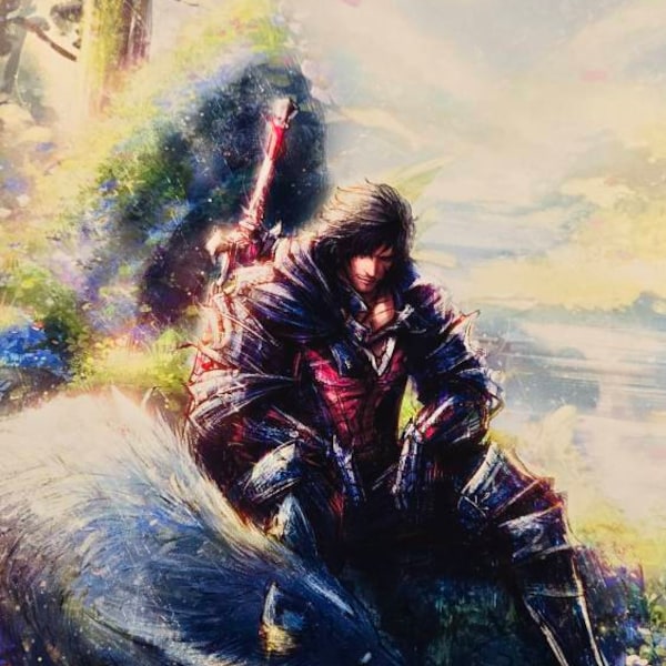 Final Fantasy XVI Clive Limited Edition Fine Art Print FFXVI Poster ...