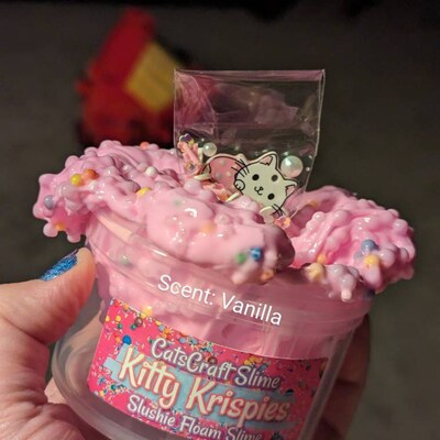 Frog Spawn Slime axolotl Eggs Unscented Stretchy Frogspawn Crunchy ...