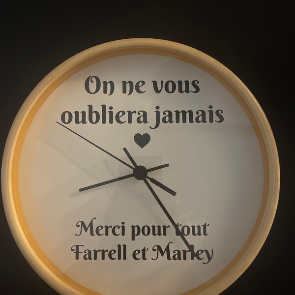 Custom Wall Clock, Personalized Wall Clock, Photo Wall Clock, Home ...