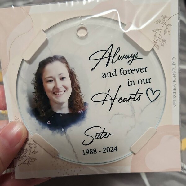 In Loving Memory Of, Acrylic Magnet, Loss Father, Memorial Fridge ...