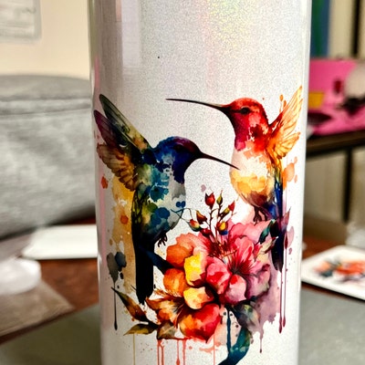 Watercolor Hummingbirds Sublimation Design, Hummingbirds PNG ...
