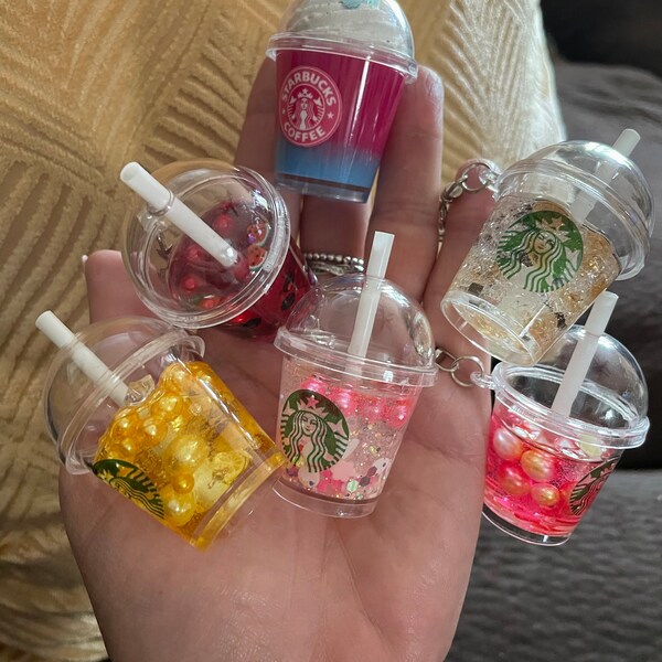 Mini Starbucks Refreshers Keychains - Etsy