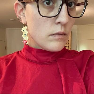 Handmade Ceramic Table Lamp / Face Shaped Ceramic Lamp / Unique Ceramic ...