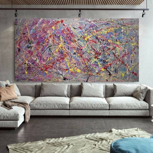 120cm x 180cm Original XXL Acryl Gemälde großes Bild Leinwand Canvas ...