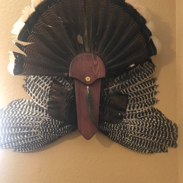 Turkey Plaque-wings and Fan - Etsy