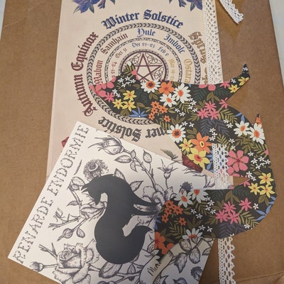 Yule Embroidery Pattern Wheel of the Year : Calendar to - Etsy