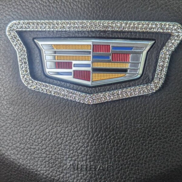 Rhinestone Crystal for Horn Emblem, Bling Diamond Steering Wheel Logo ...