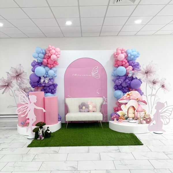 Princess Big Decor Cutout, Baby Girl Birthday Standee, Whimsical Floral ...