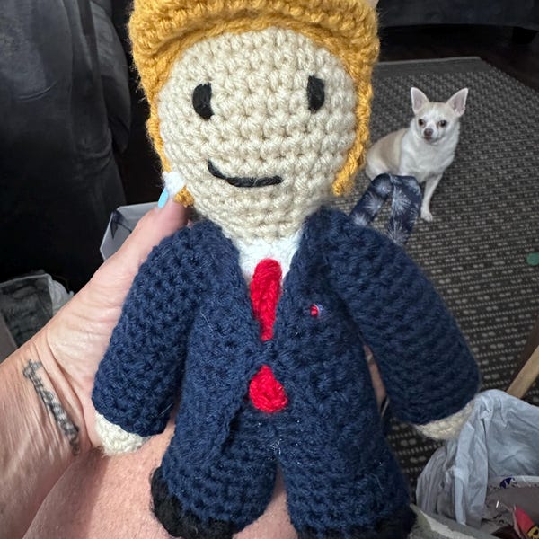 Donald Trump Doll Crochet Pattern | POTUS | Crochet Tutorial Printable ...