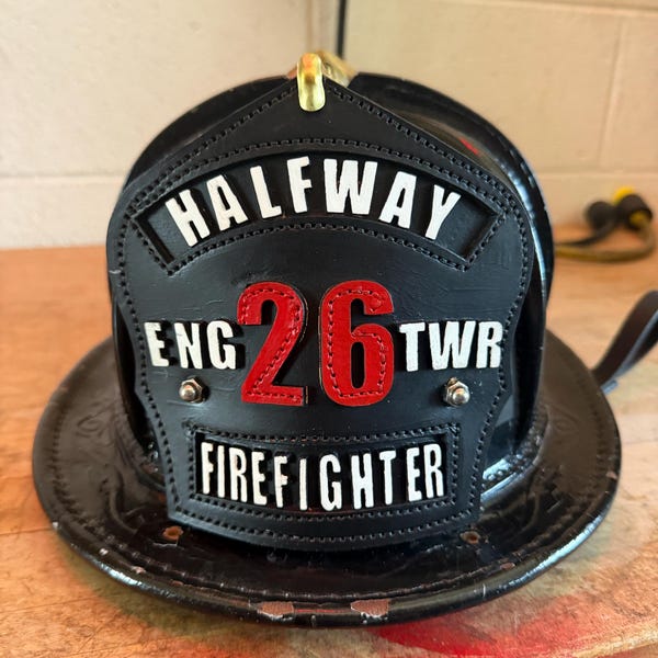 Custom Fire Helmet Shield - Etsy
