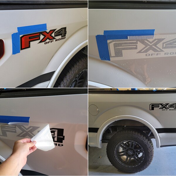 2015 -2024 Ford F-150 F-250 FX4 OFF ROAD Bed Vinyl Decal Sticker ...