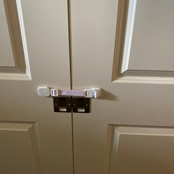 Door Buddy Door Latch With Door Stopper for Pets, Dog Proof Cat Box ...