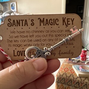Santa's Magic Key Door Lock Christmas Xmas Magical - Etsy
