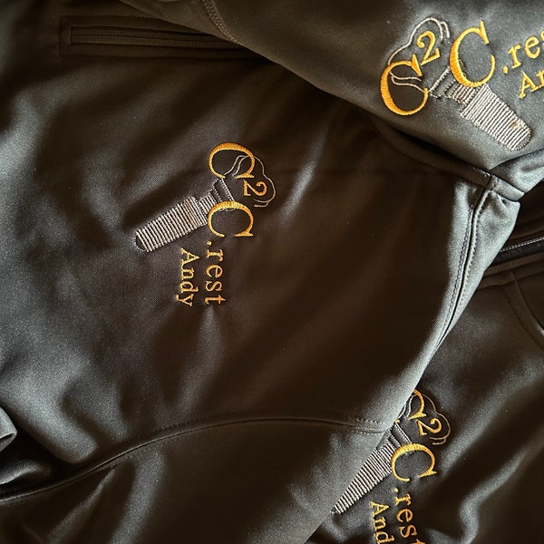 Custom Embroidered Ladies Zephyr Full-zip Golf Jacket Personalized for You Artwork Embroidery ...