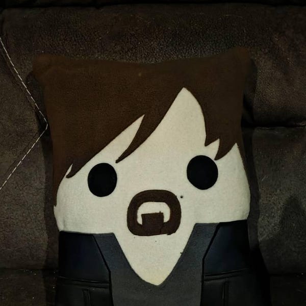 Daryl Dixon, the Walking Dead Inspired, Pillow, Plush, Cushion - Etsy
