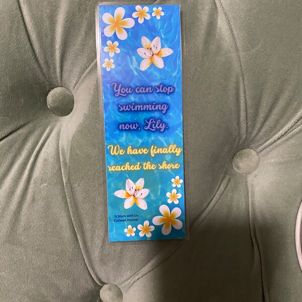 It Starts With Us Bookmarks, Book by Colleen Hoover, It Ends With Us ...